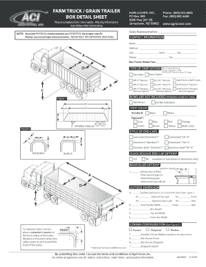 Fillable Online Farm truck / grain trailer Fax Email Print - pdfFiller