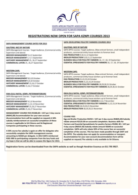 Fillable Online REGISTRATION FORM 2013 1.pdf - SAPA Fax Email Print ...