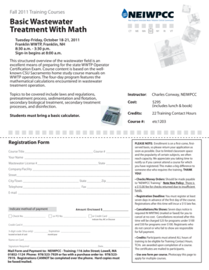 Fillable Online neiwpcc Basic Wastewater Treatment With Math - NEIWPCC - neiwpcc Fax Email Print ...