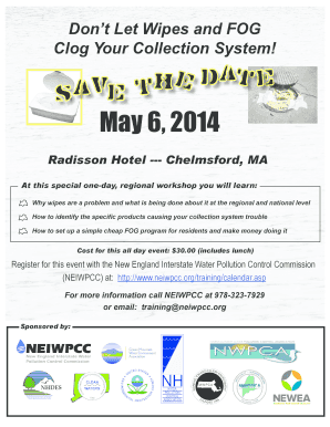 Fillable Online neiwpcc Don't Let Wipes & FOG Clog Your Collection ...