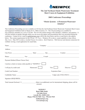 Fillable Online neiwpcc Download an order form to purchase the CD - NEIWPCC - neiwpcc Fax Email ...