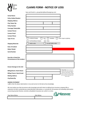 Fillable Online School Claim Form.xlsx - Somers Public Schools Fax ...