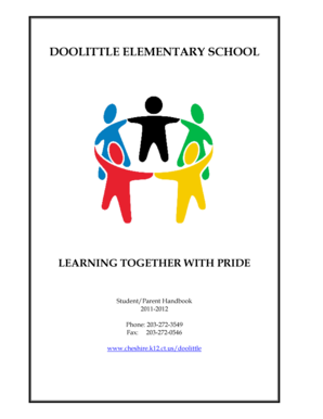 Fillable Online DOOLITTLE ELEMENTARY SCHOOL Fax Email Print - pdfFiller