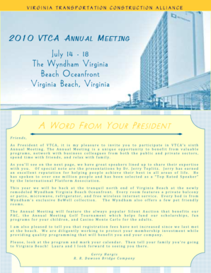 Fillable Online 2010 VTCA A - Virginia Transportation Construction ...