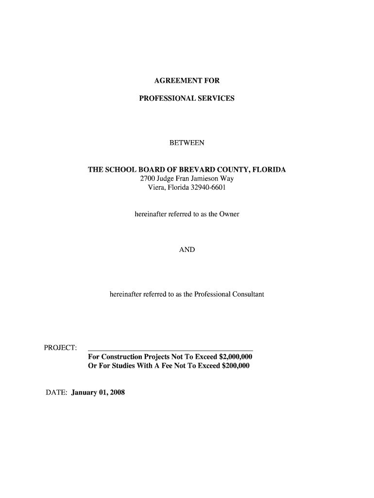 Fillable Online eagendatoc brevardschools Sample Continuing Contract ...