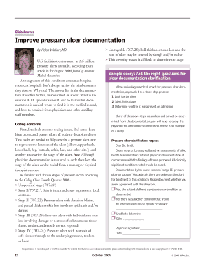 Fillable Online Improve pressure ulcer documentation - HCPro Fax Email ...