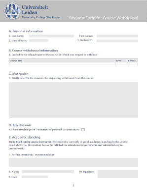 Fillable Online media leidenuniv Scriptieaanvraagformulier master BDMSdoc TeX output ...
