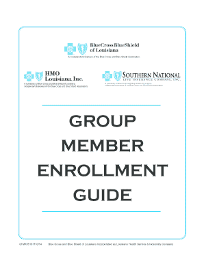 Fillable Online Group member enrollment guide Fax Email Print - pdfFiller