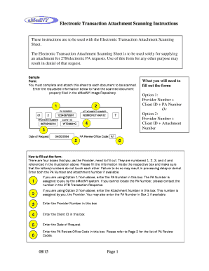 Fillable Online Electronic Attachment Scanning Form Instructions ...