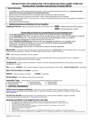 Fillable Online Nursing Home Transition and Diversion Program (NHTD ...