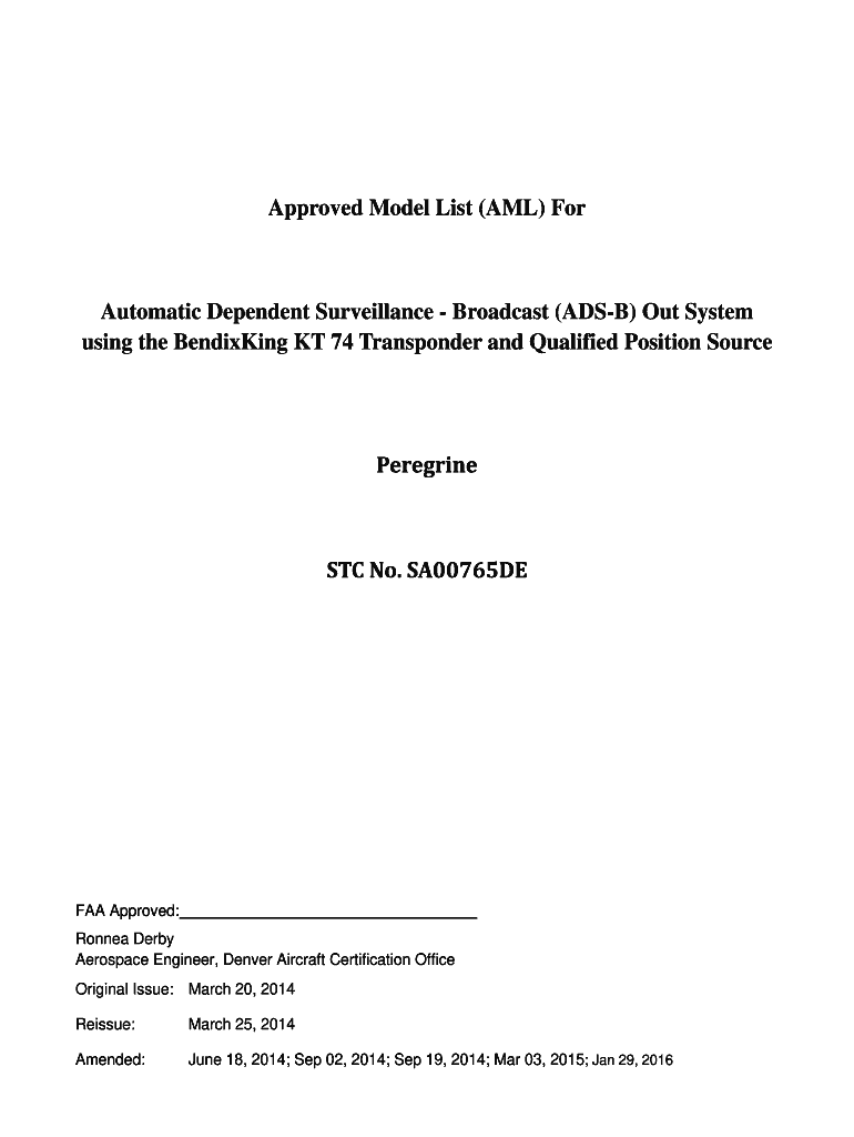 Fillable Online Approved Model List (AML) For Fax Email Print - pdfFiller