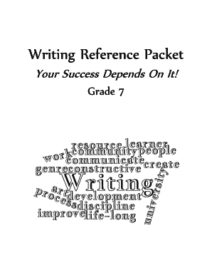 Fillable Online 7th Grade ELA Packet.docx Fax Email Print - pdfFiller