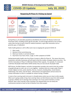 Fillable Online bhddh ri DDD COVID Weekly Fax Email Print - pdfFiller