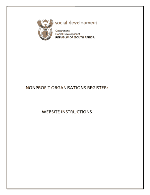 Fillable Online Instruction to view data on the NPO website Fax Email ...