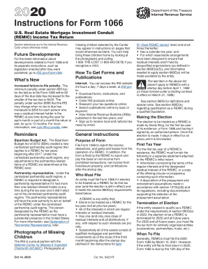 Form 1066 Instructions - Fill Online, Printable, Fillable, Blank ...