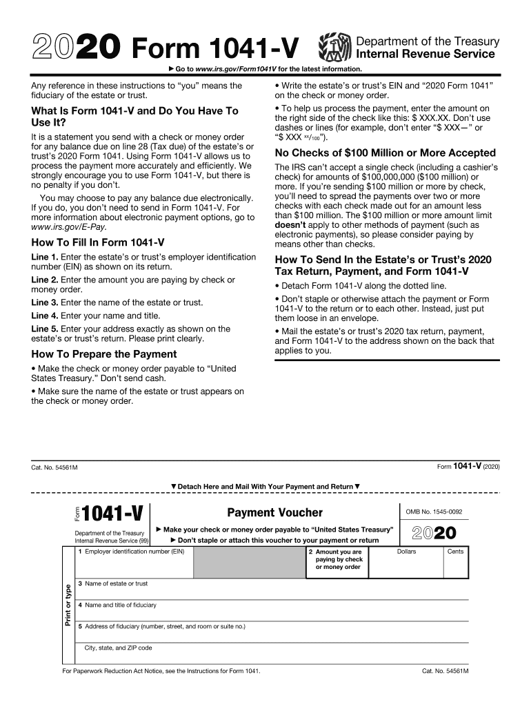 Fillable Online About Form 1041, U.S. Income Tax Return for Estates and ...