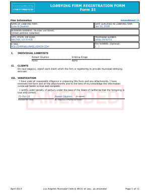 Fillable Online ethics lacity Form 601 - Fair Political Practices ...