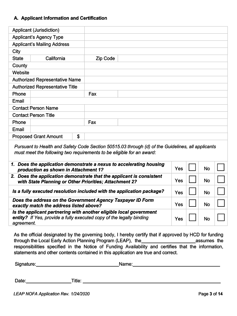 Fillable Online LEAP Application Rev 2 Fax Email Print - pdfFiller