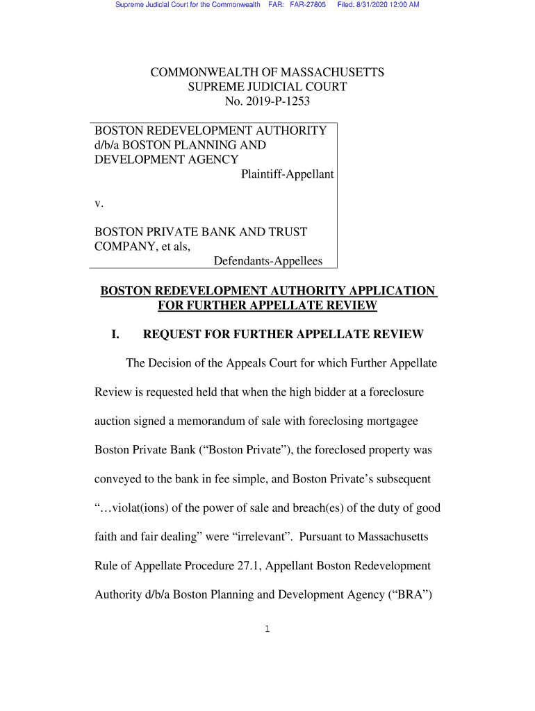 Fillable Online Boston Redevelopment Authority d/b/a Boston Planning ...