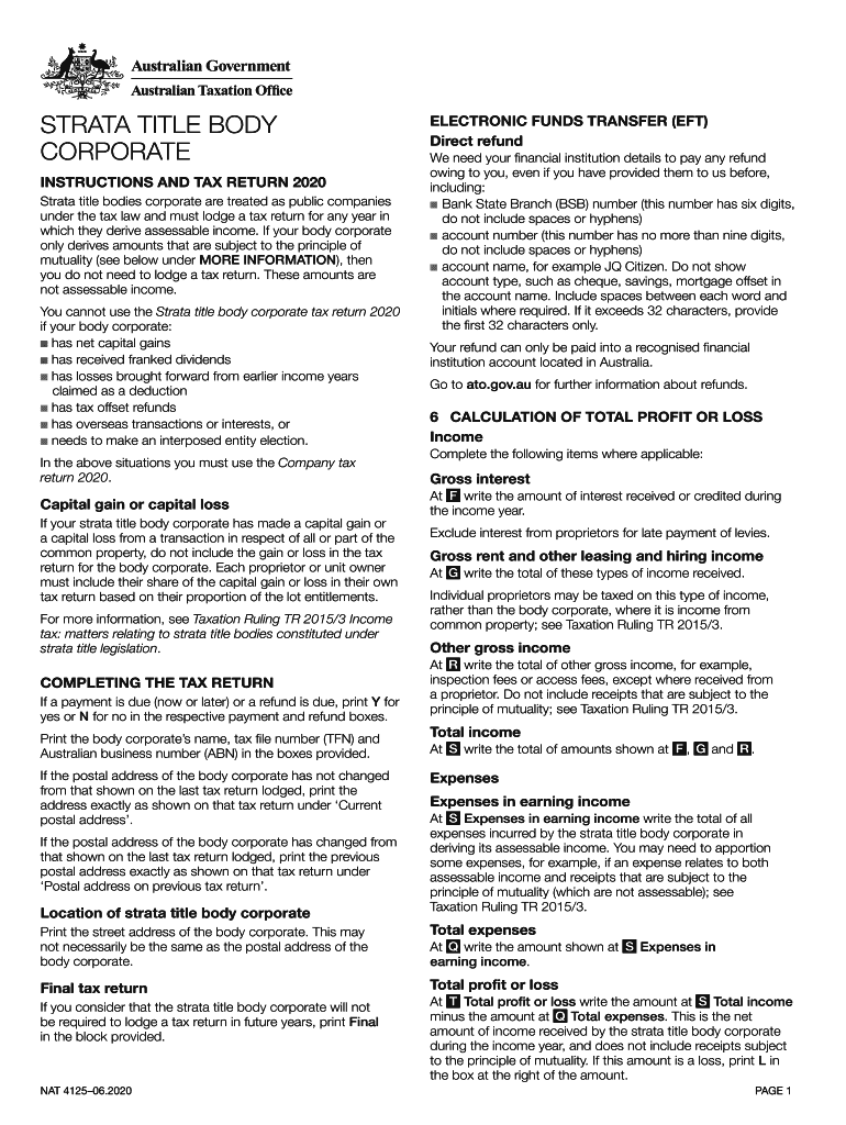 Form strata title body corporate: Fill out & sign online | DocHub