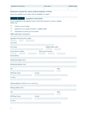 Fillable Online SEBB Employee Request for Fax Email Print - pdfFiller