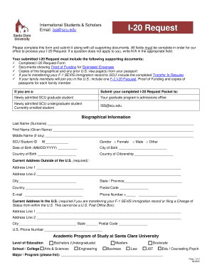 Fillable Online STEM OPT Extension I-20 Request Fax Email Print - pdfFiller