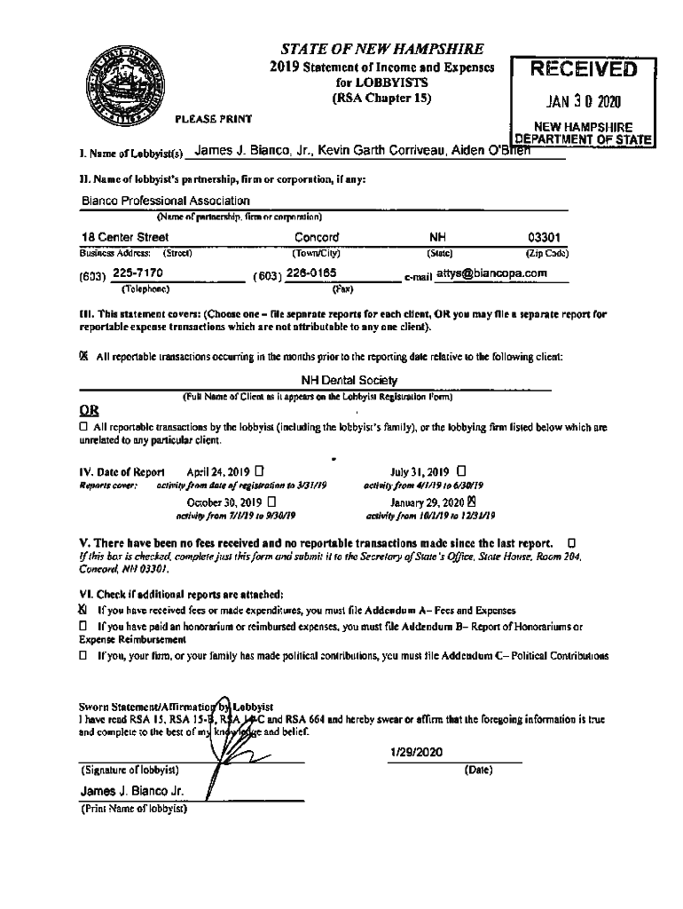 Fillable Online sos nh (RSA Chapter 15) Fax Email Print - pdfFiller