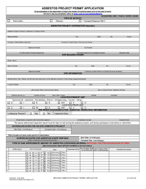 Fillable Online deq mt Asbestos Notification Form ANF-001 - Town of ...