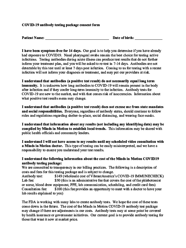 Fillable Online Coronavirus antibody, nasal swab, saliva testing: What ...