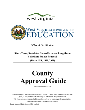 Fillable Online Form 2LR, 2SR, 2AR - West Virginia Department of ...