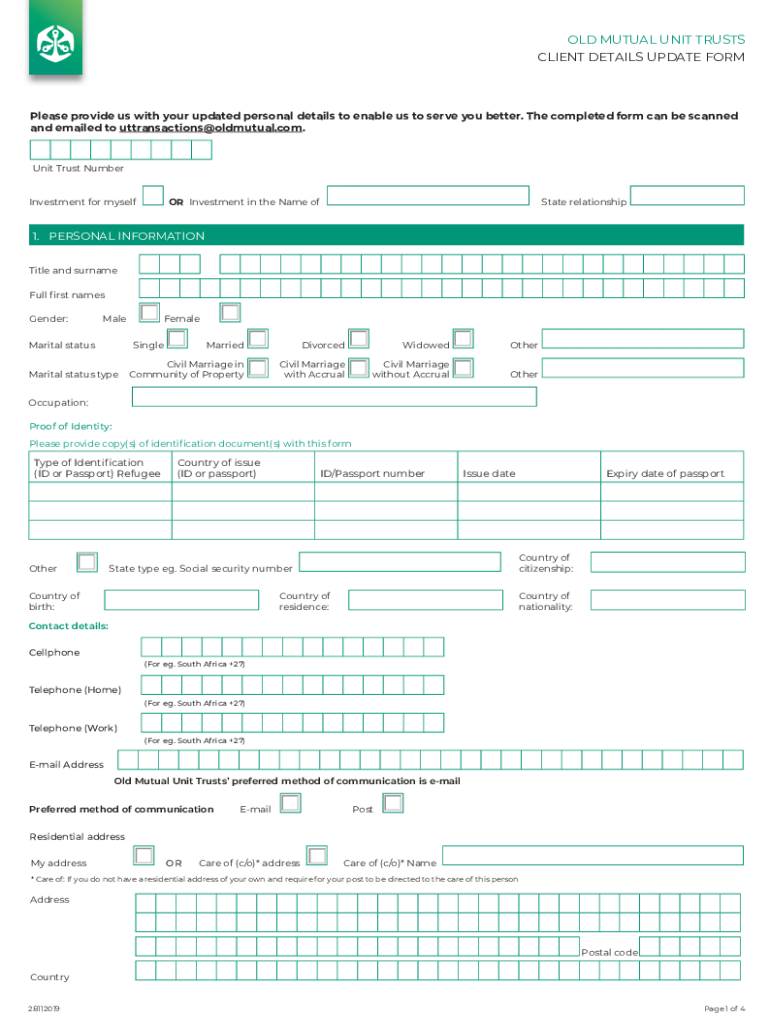 Fillable Online new business form old mutual linked retirement income ...