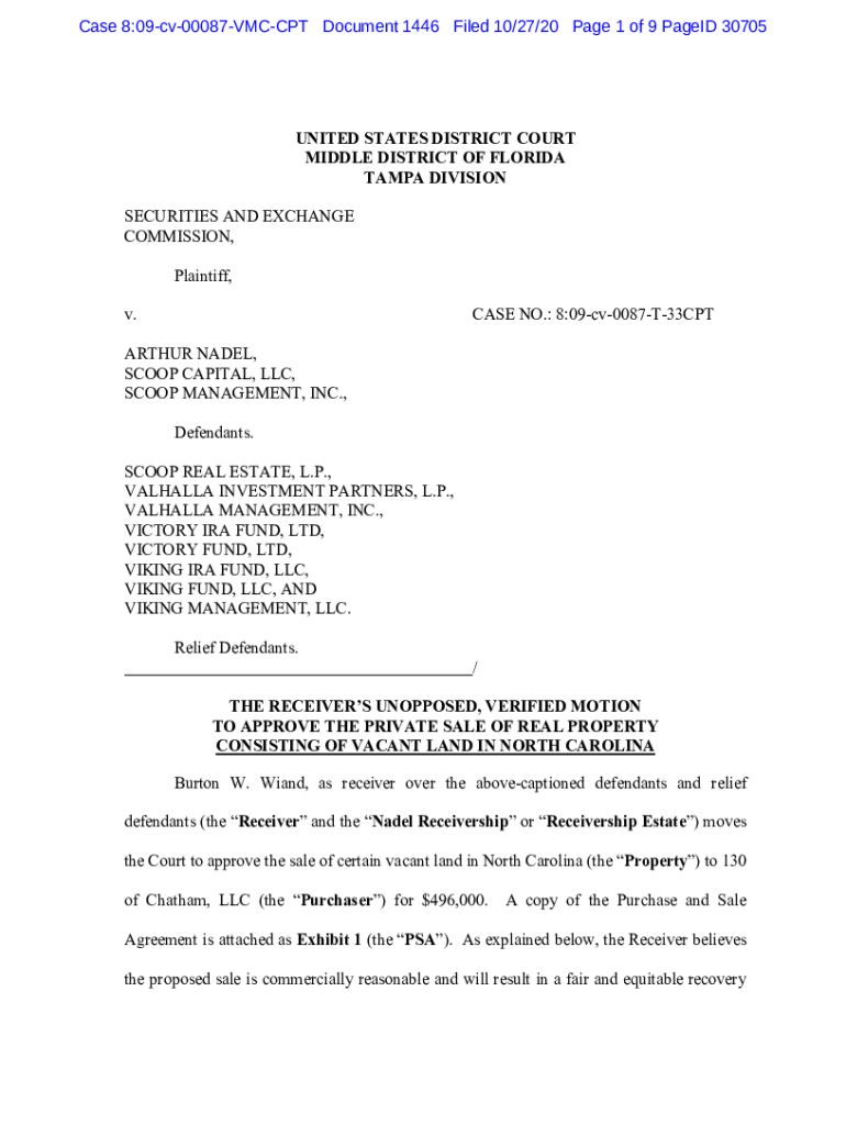 Fillable Online Motion to Remand to State Court - Middle District of ...