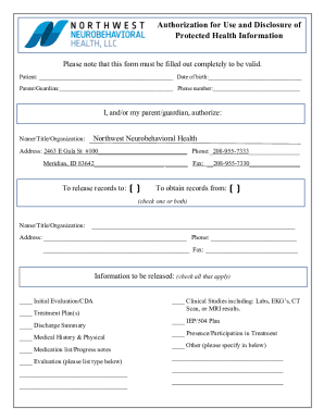 Fillable Online ROI - Generic.docx Fax Email Print - pdfFiller