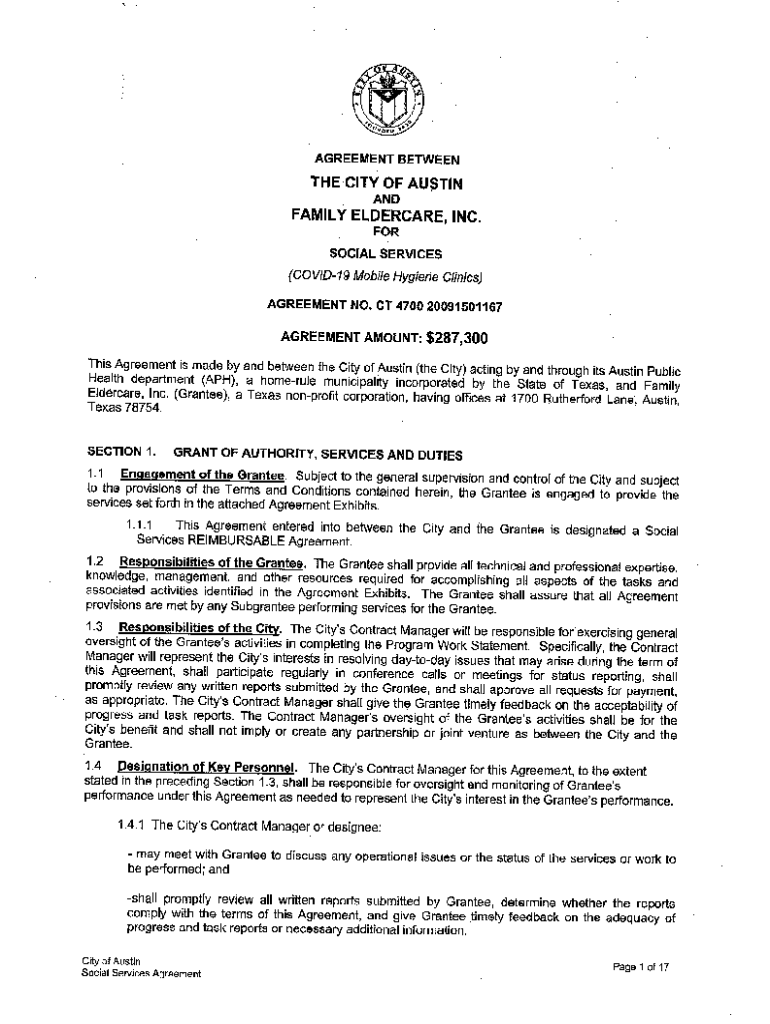 Fillable Online 20201015-028, Agenda Backup: Contract - AustinTexas.gov ...