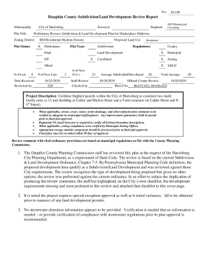 Fillable Online PDF preliminary reverse subdivision & land development ...