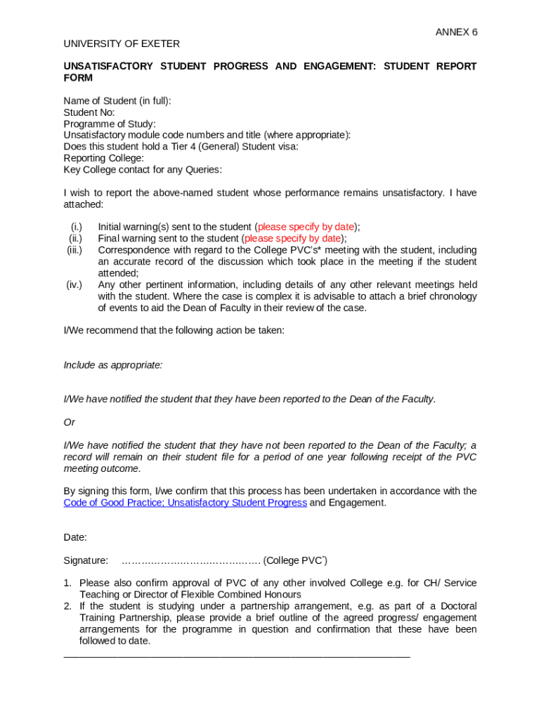 DOC Annex 6: Student Report - University of Exeter - as exeter ac Doc ...