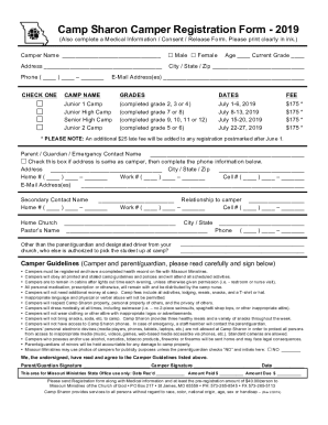 Fillable Online Camp Registration Form TemplateJotForm Fax Email Print ...