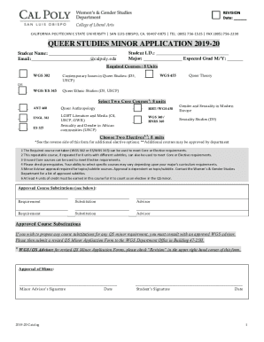 Fillable Online 2019-20 QS Minor Application Form - Amazon AWS Fax ...