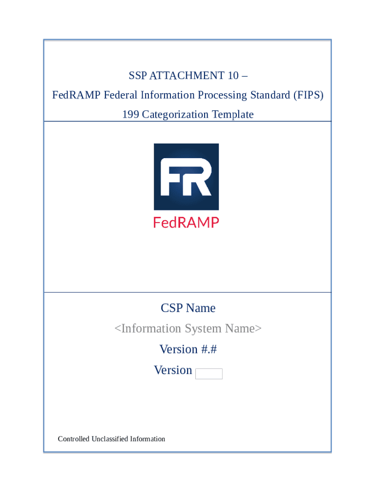 Fips 199 Template Doc Template PdfFiller