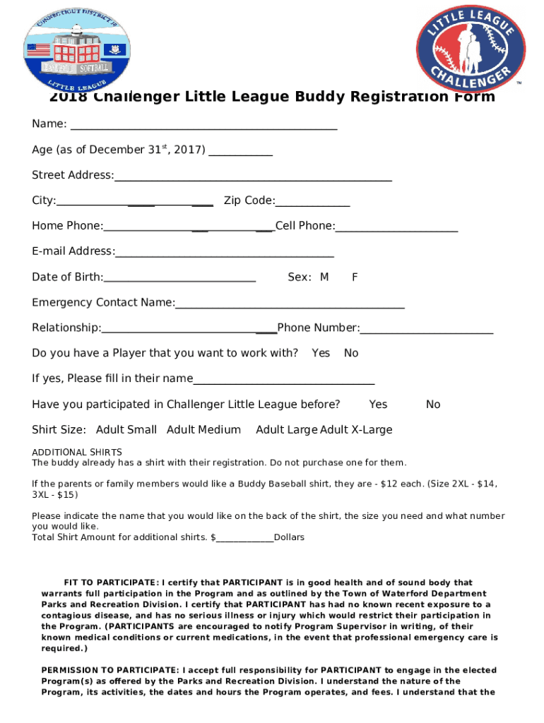 2010 Challenger Little League Buddy - Amazon S3 Doc Template | pdfFiller