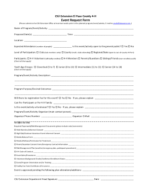 El Paso County Colorado Extension Office - Fill Online, Printable ...