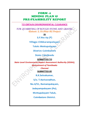 Fillable Online FOR QUARRYING OF ROUGH STONE AND GRAVEL Fax Email Print ...