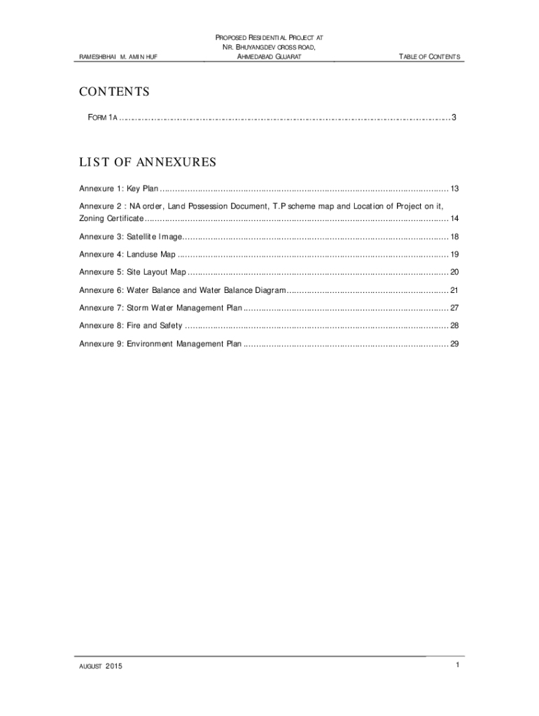 Fillable Online Blank Form 1 and 1A - Environmental Clearance Fax Email ...