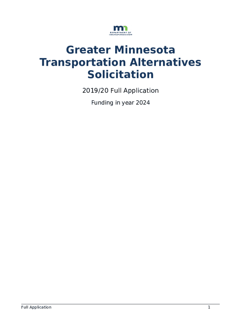 Overview - Minnesota Department of Transportation - MnDOT Doc Template ...