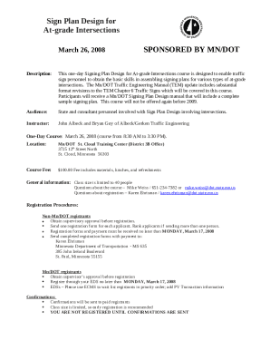 Sign Plan Design for Doc Template | pdfFiller