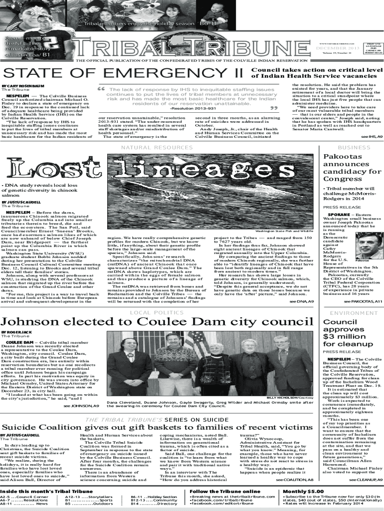 Fillable Online Pakootas Lost lineages Fax Email Print - pdfFiller