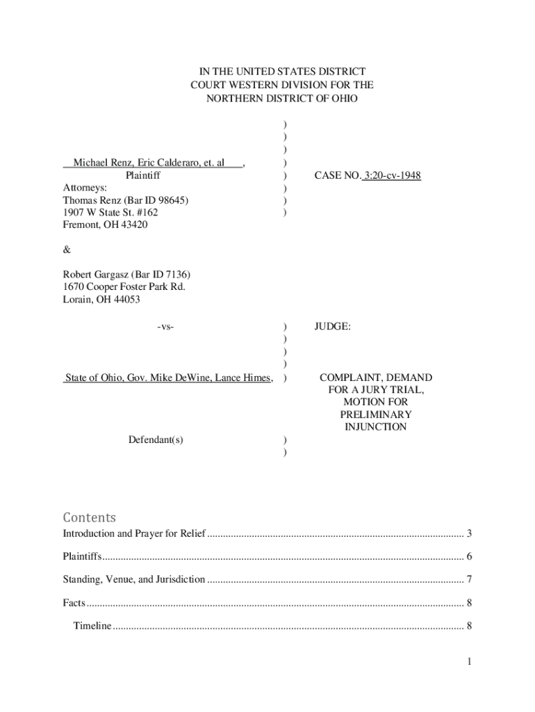 Fillable Online Attachment A In The United States District Court ...