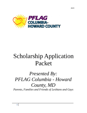 PFLAG Maryland Chapter Scholarship Details - Apply Now ... Doc Template | pdfFiller