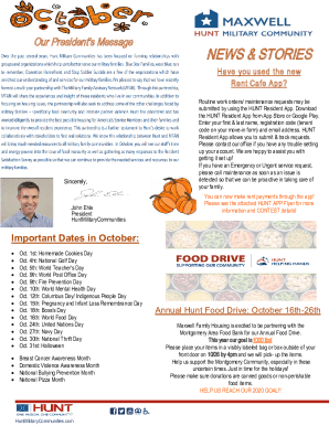 Fillable Online Our President's Message Fax Email Print - pdfFiller