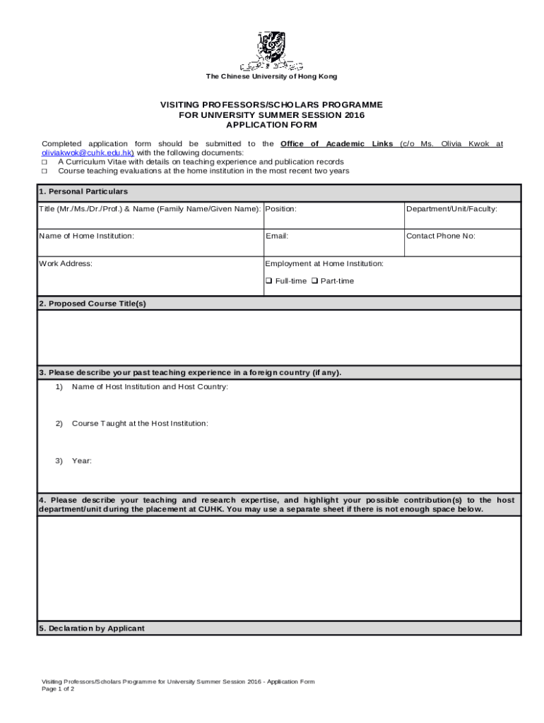 University Application TemplateJot Doc Template | pdfFiller